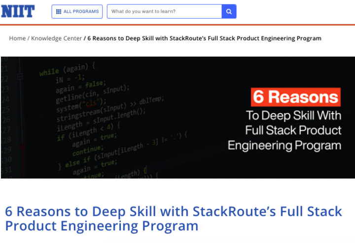 StackRoute Blog Article - Babita Bharati